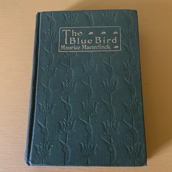 Other | The Blue Bird By Maurice Maeterlinck 192 Hardback Antique Book ...
